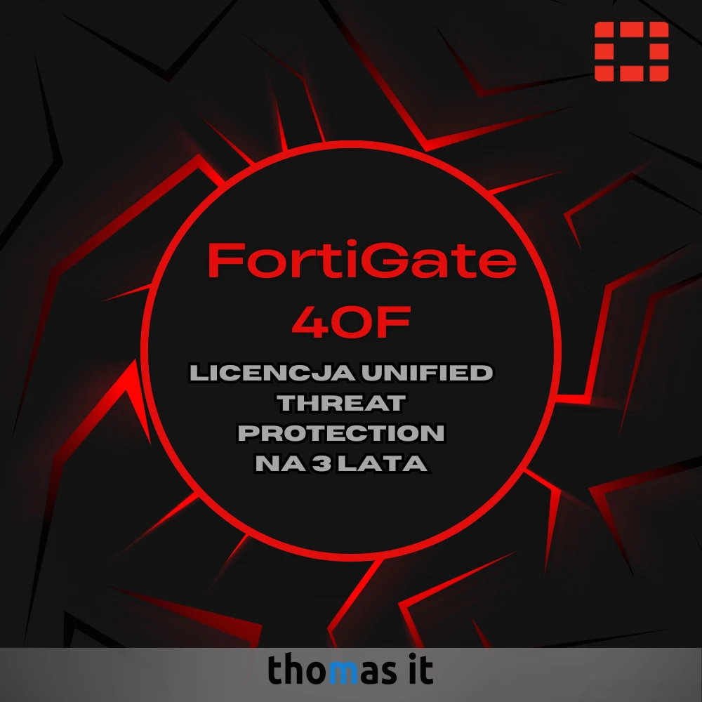 Licencja na 3 lata Unified Threat Protection (UTP) dla FortiGate 40F (FC-10-0040F-950-02-36)